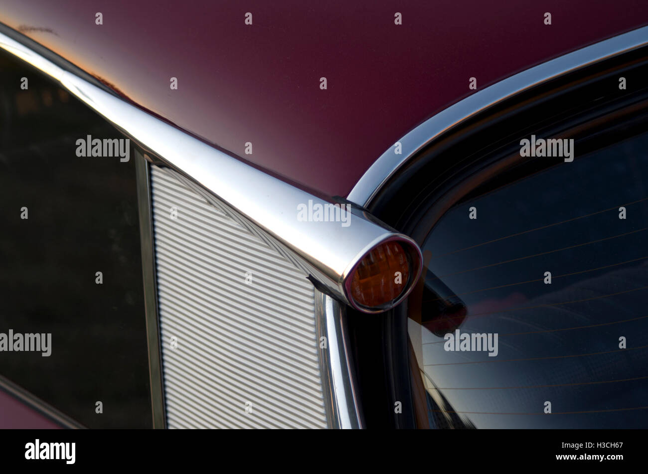 Elegant lines of a Citroen DS tail light Stock Photo - Alamy
