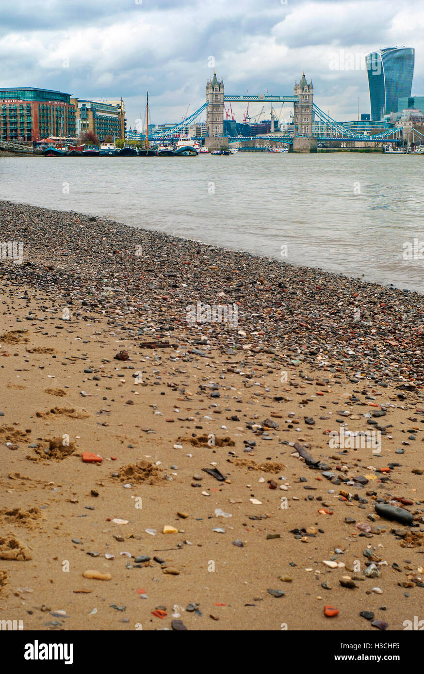 Tower Beach Low Tide London High Resolution Stock Photography and ...