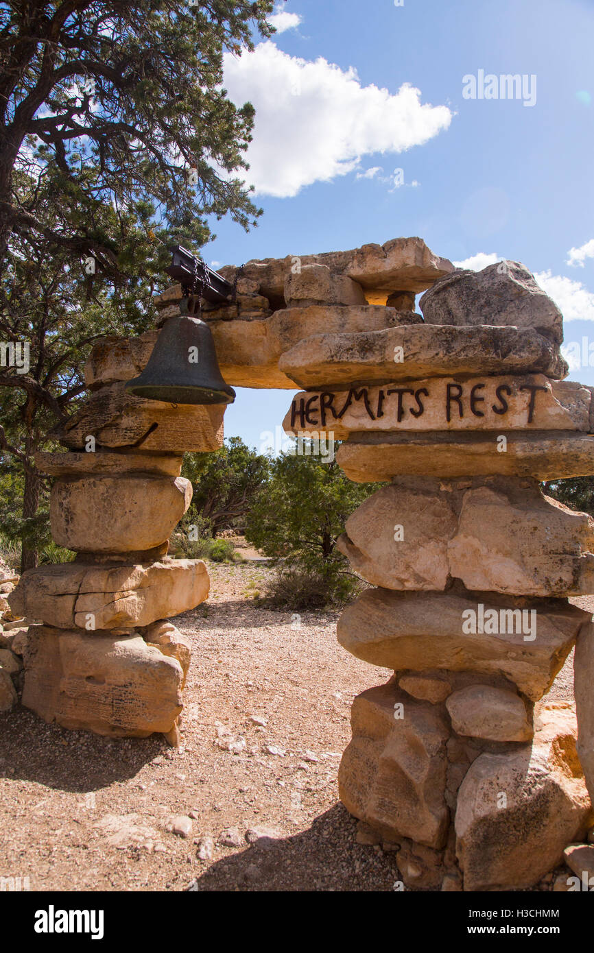 Hermit's Rest, Grand Canyon National Park, Arizona Stock Photo - Alamy