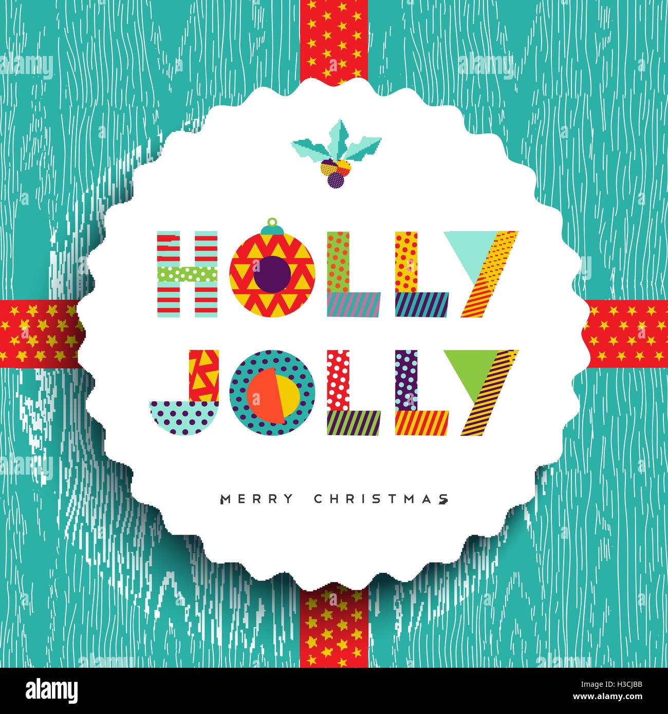 Happy xmas vector vectors hi-res stock photography and images - Alamy