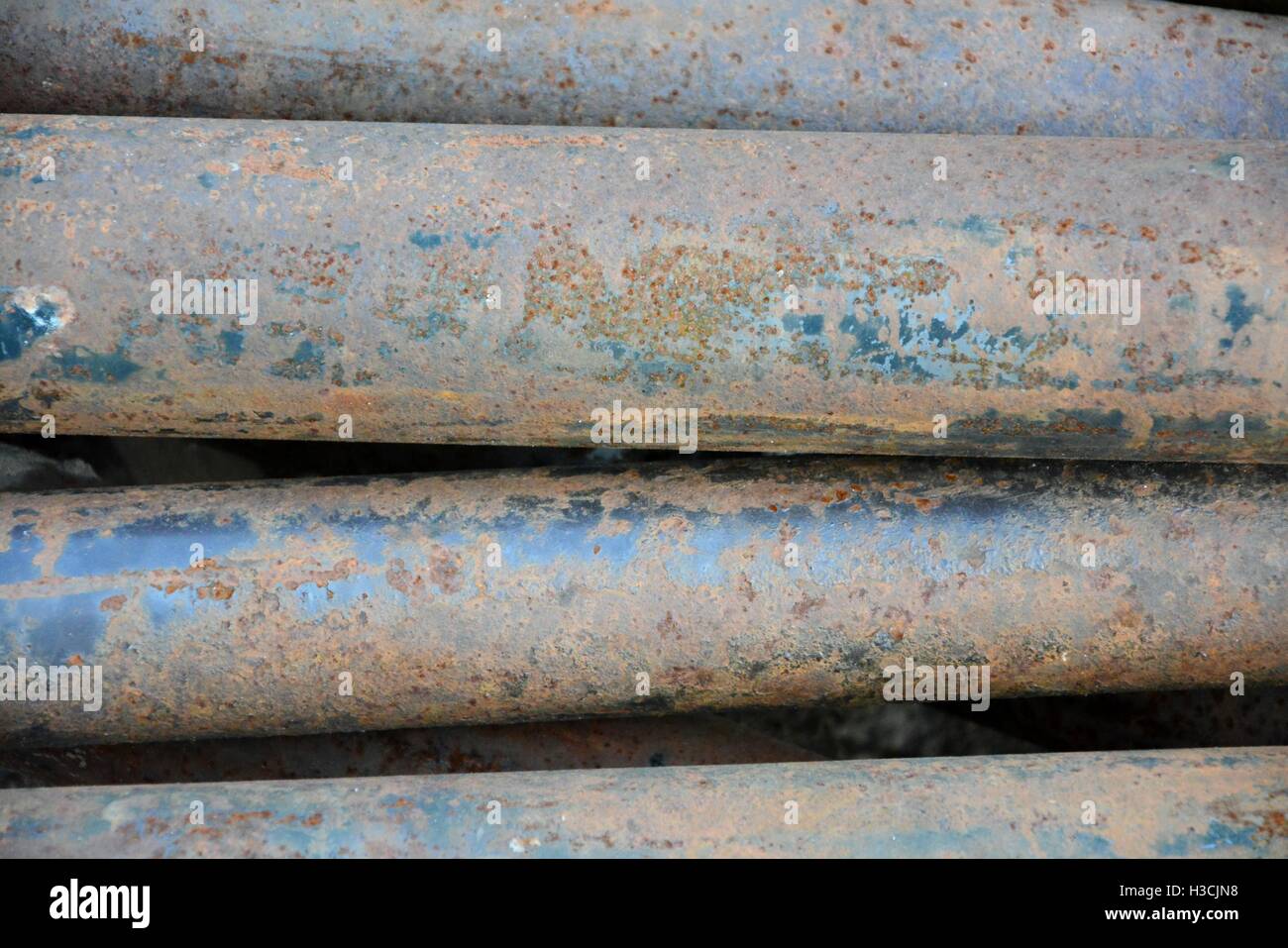 Old metal tubes hi-res stock photography and images - Alamy