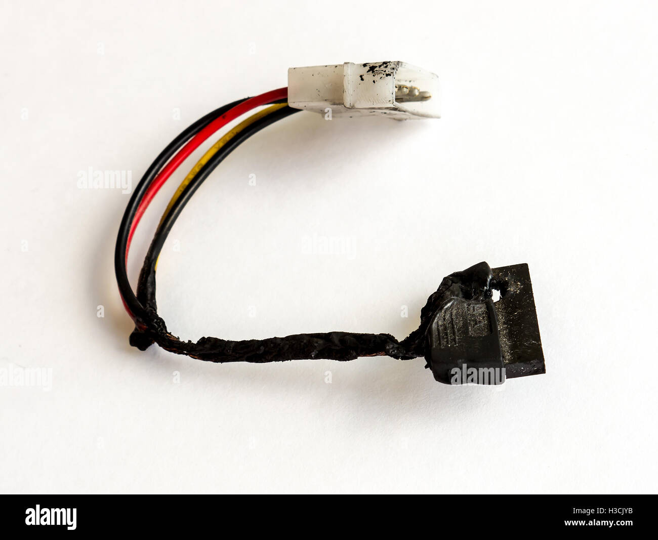 Broken electric cable hi-res stock photography and images - Alamy