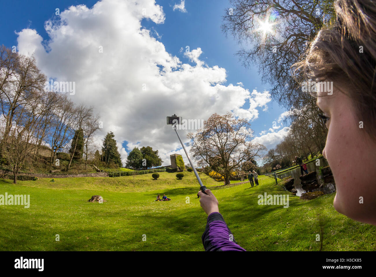 First person view selfie hi-res stock photography and images - Alamy