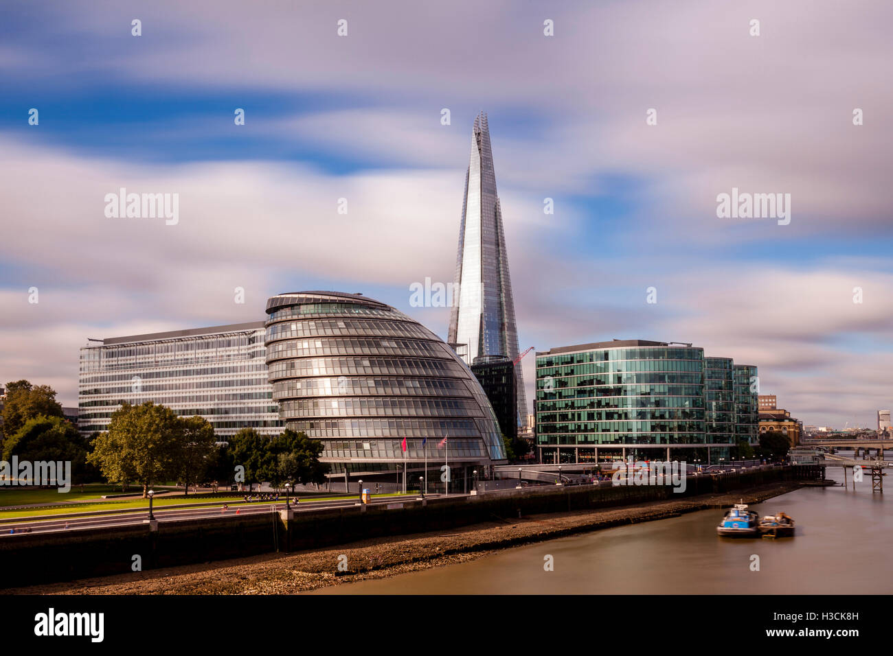 London Skyline and The River Thames, London, UK Stock Photo - Alamy