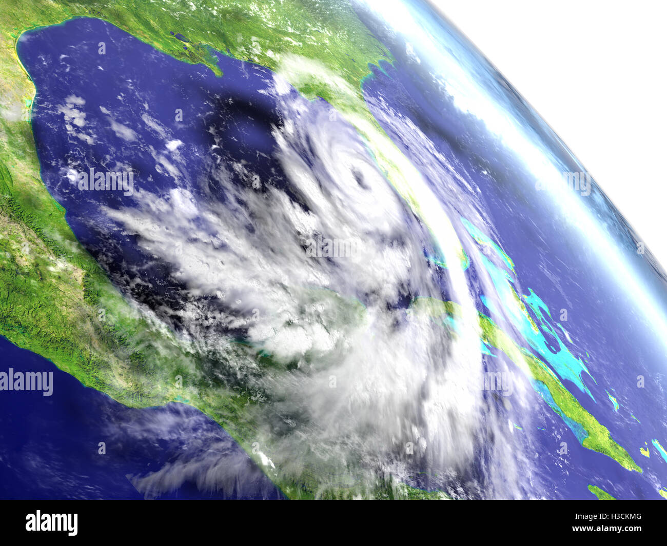 Hurricane matthew satellite image hi-res stock photography and images ...