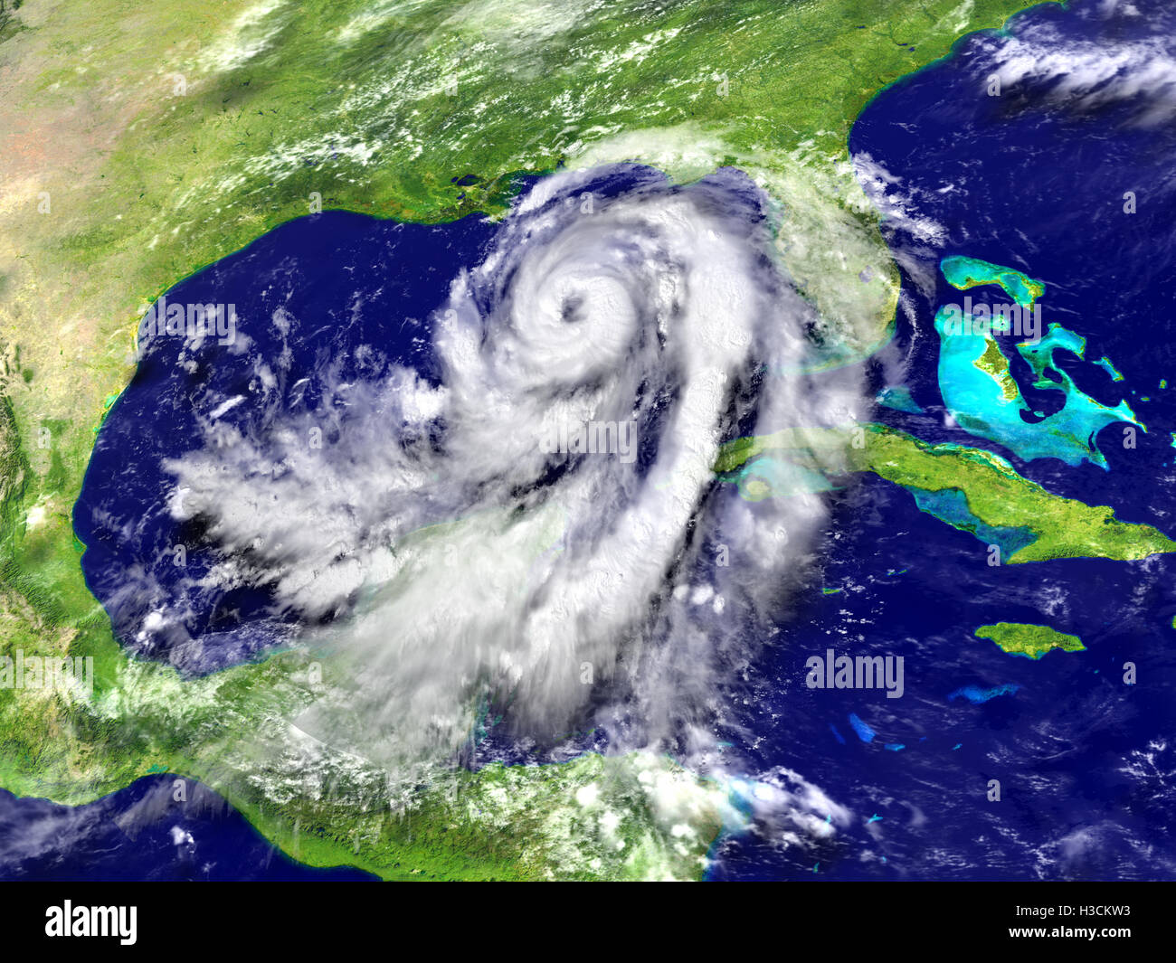 Hurricane matthew satellite image hi-res stock photography and images ...