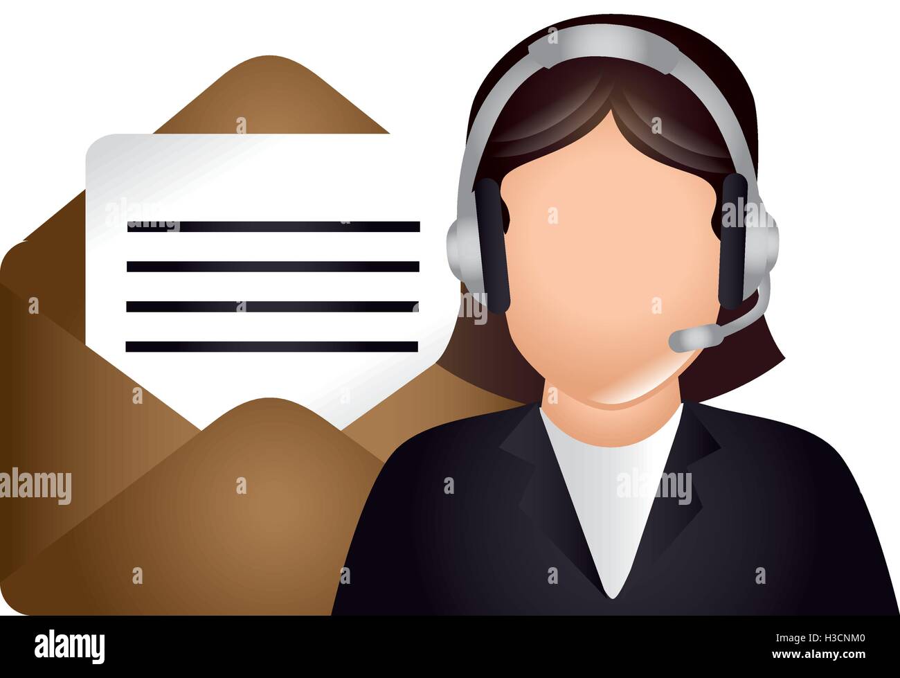 call center and customer support design Stock Vector Image & Art - Alamy