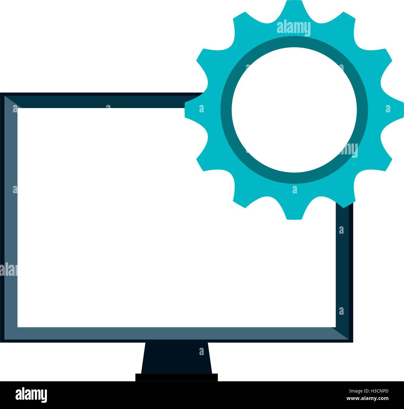 monitor computer device Stock Vector Image & Art - Alamy