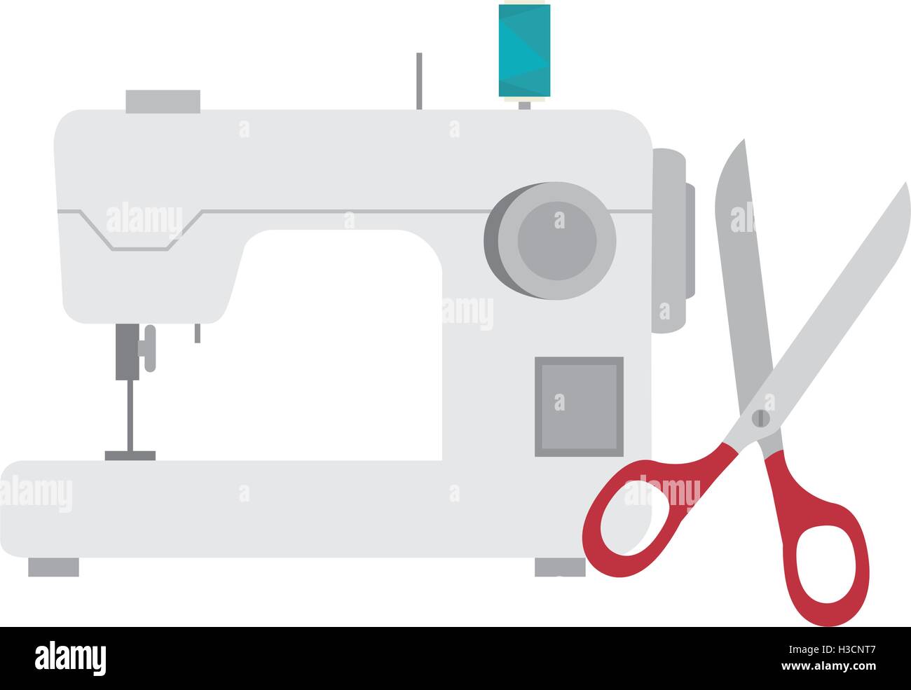sewing machine design Stock Vector Image & Art - Alamy