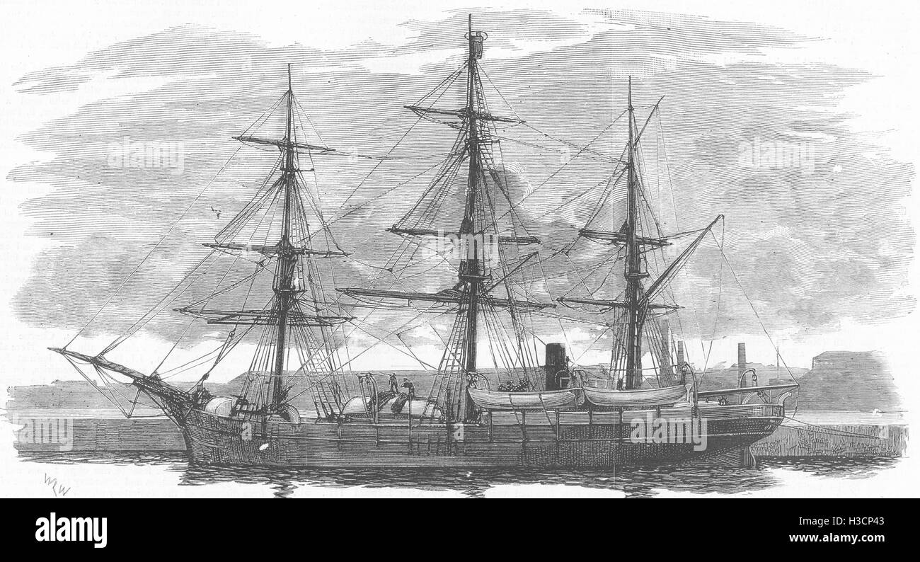 ARCTIC Eira Relief expedition Capt Allen young-Exploring steam ship ...