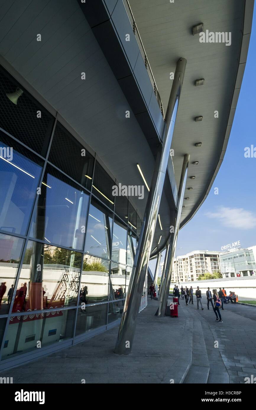 Russia, Moscow. Moscow Central Ring railway Stock Photo - Alamy