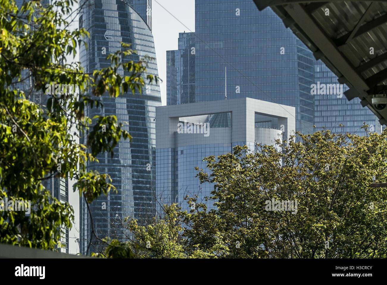 Russia, Moscow. Moscow Central Ring railway Stock Photo - Alamy