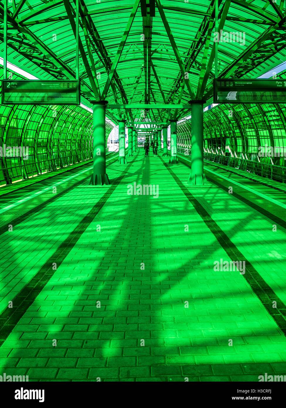 Russia, Moscow. Moscow Central Ring railway Stock Photo - Alamy