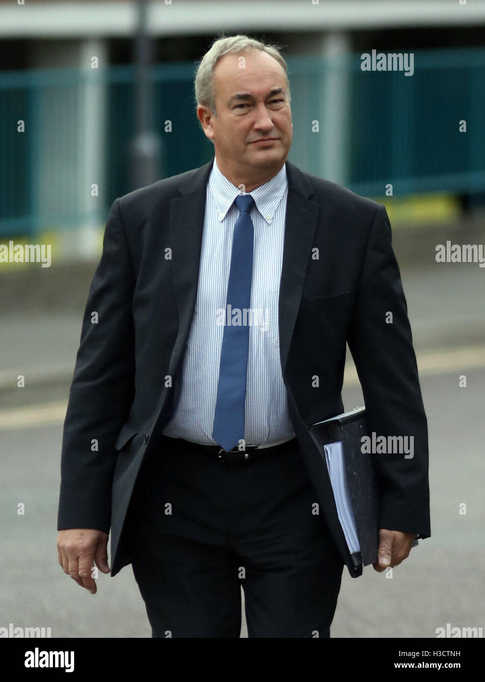 David Naylor, 57, director of Express Hi-Fold Doors Limited, arriving ...