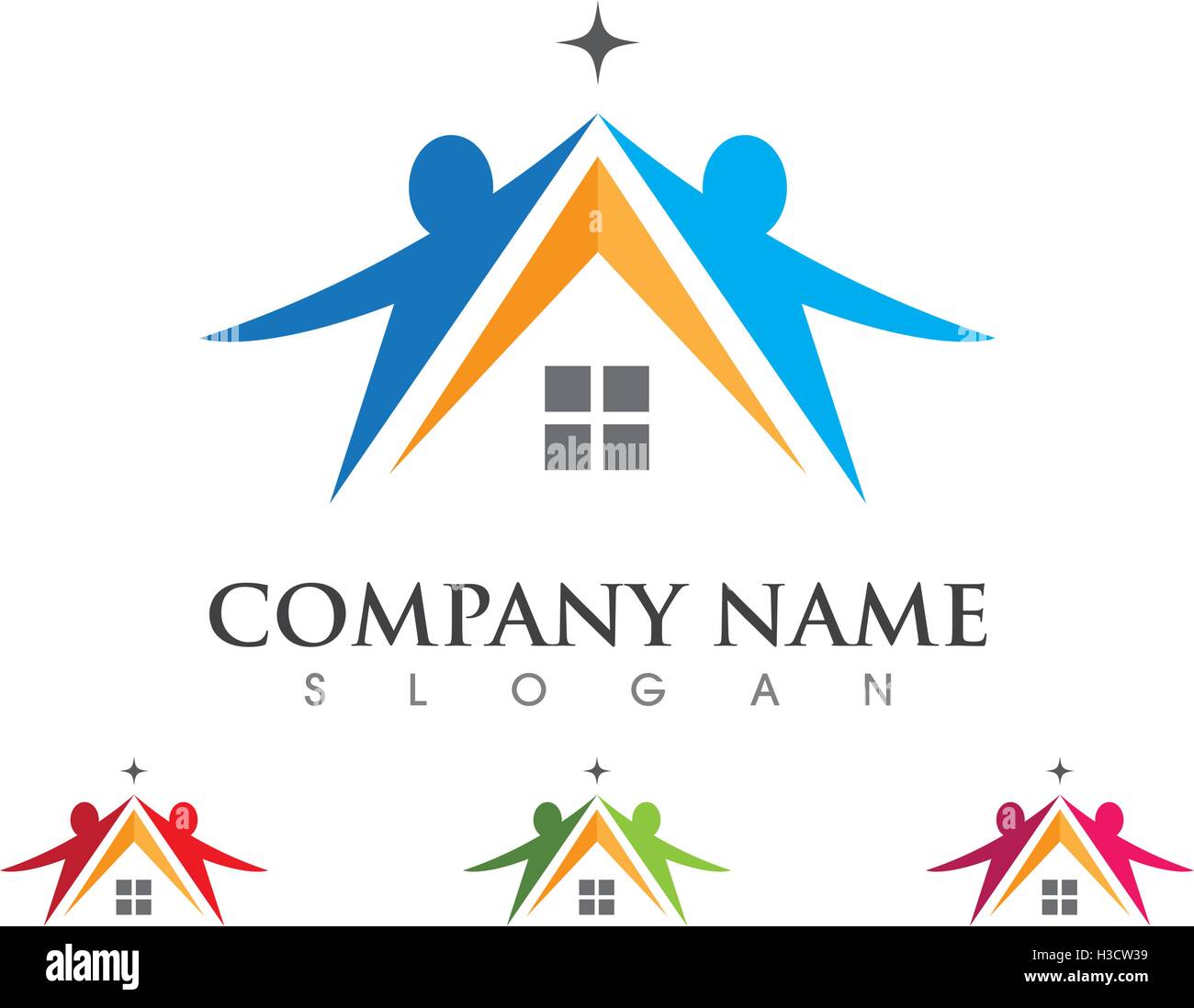 Property Logo Template Stock Vector Image & Art - Alamy
