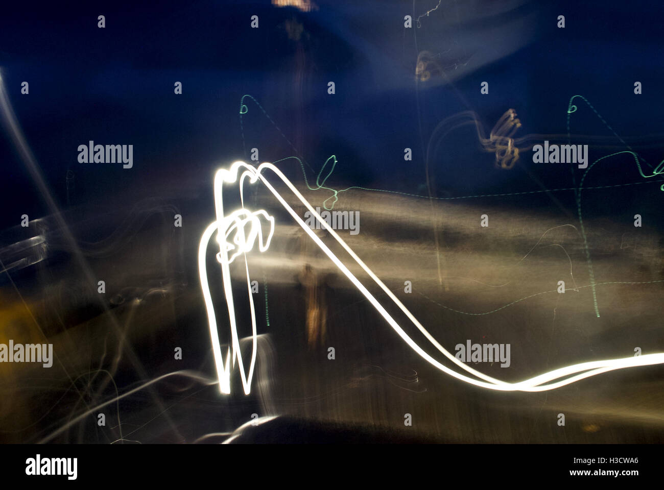 Abstract electronic light art Stock Photo - Alamy