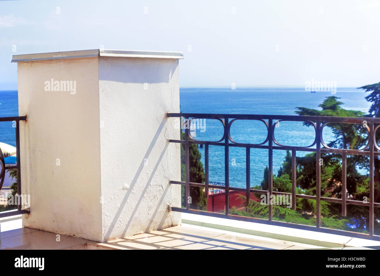 Beautiful view sea from balcony hi-res stock photography and images - Alamy
