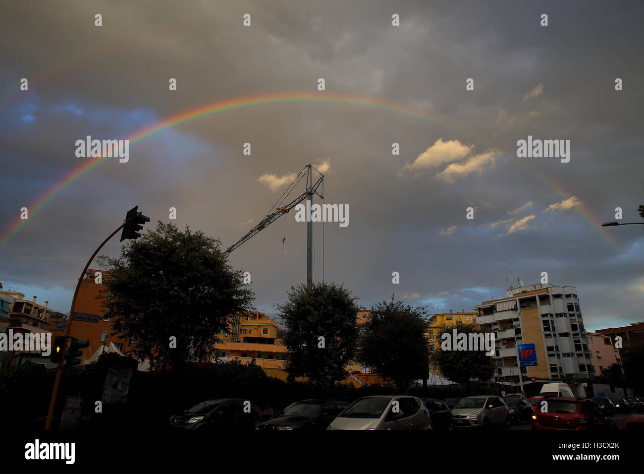 Rainbow in roma hi-res stock photography and images - Alamy