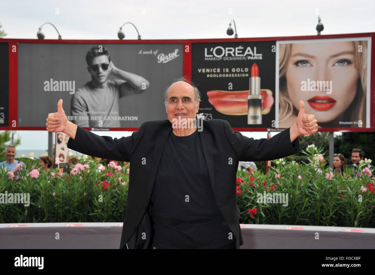 Amir Naderi attending the premiere of 'Monte' at the Sala Grande ...