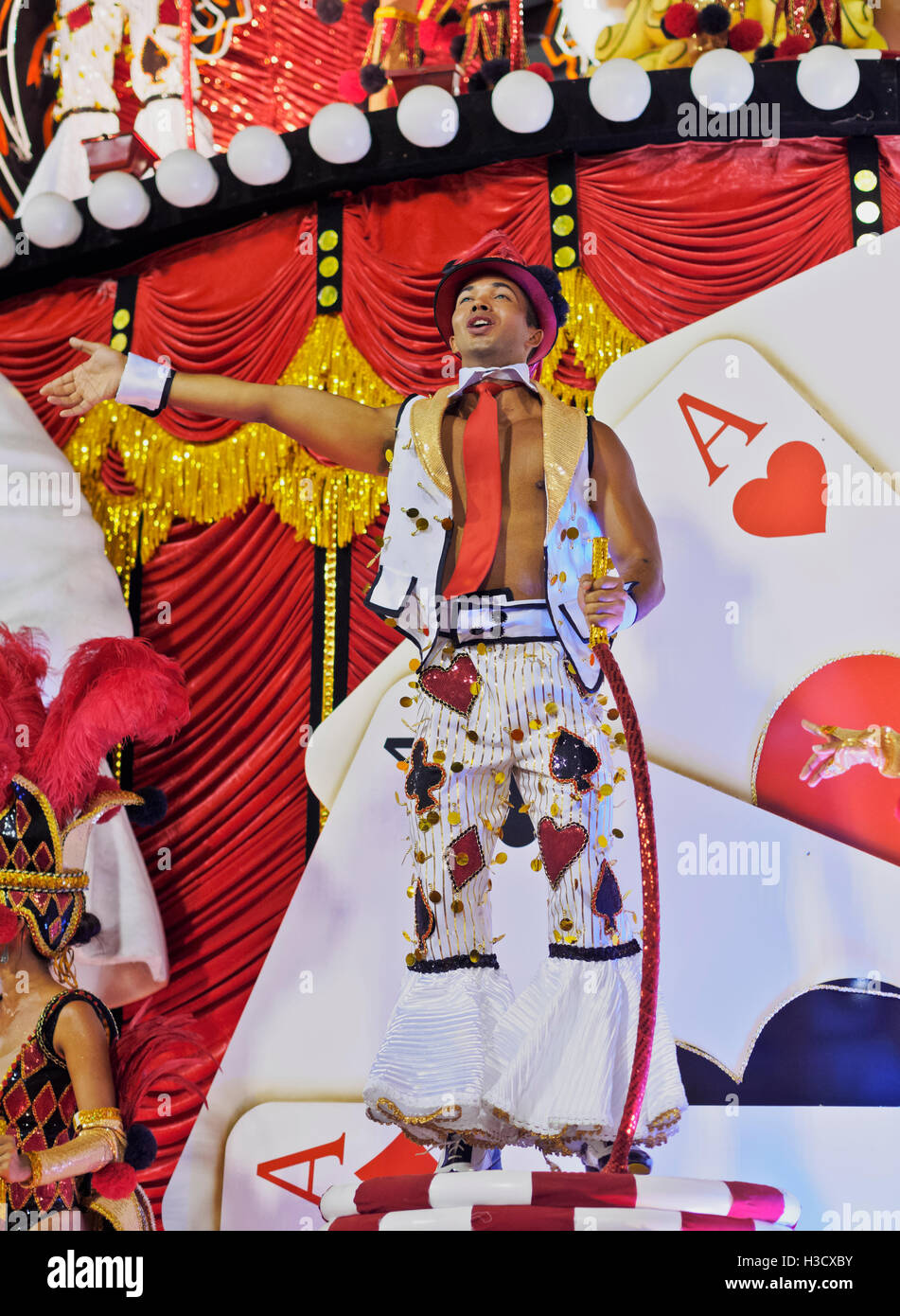 Brazil, State of Rio de Janeiro, City of Rio de Janeiro, Samba Dancer ...