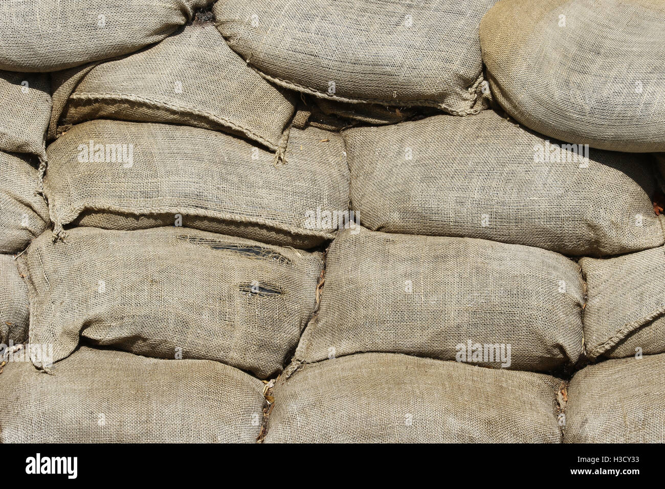 Stack of vintage sacks Stock Photo - Alamy