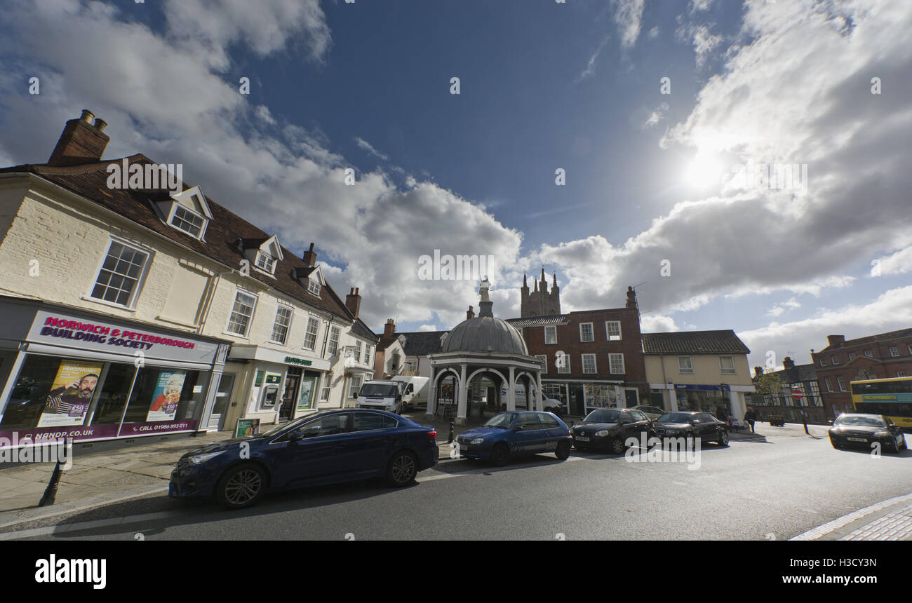 Bungay market place Stock Photo - Alamy