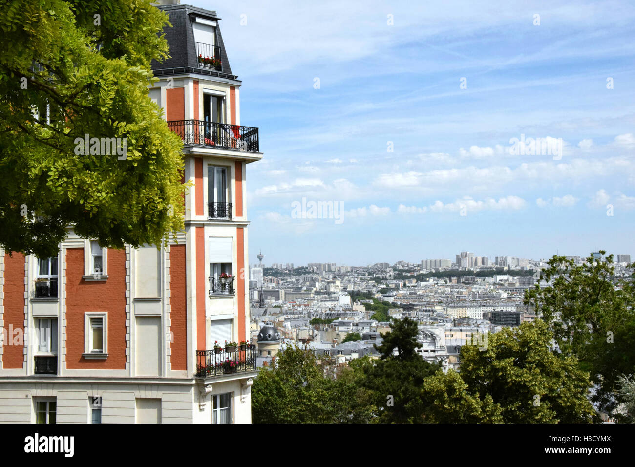 Vue de Paris Stock Photo - Alamy