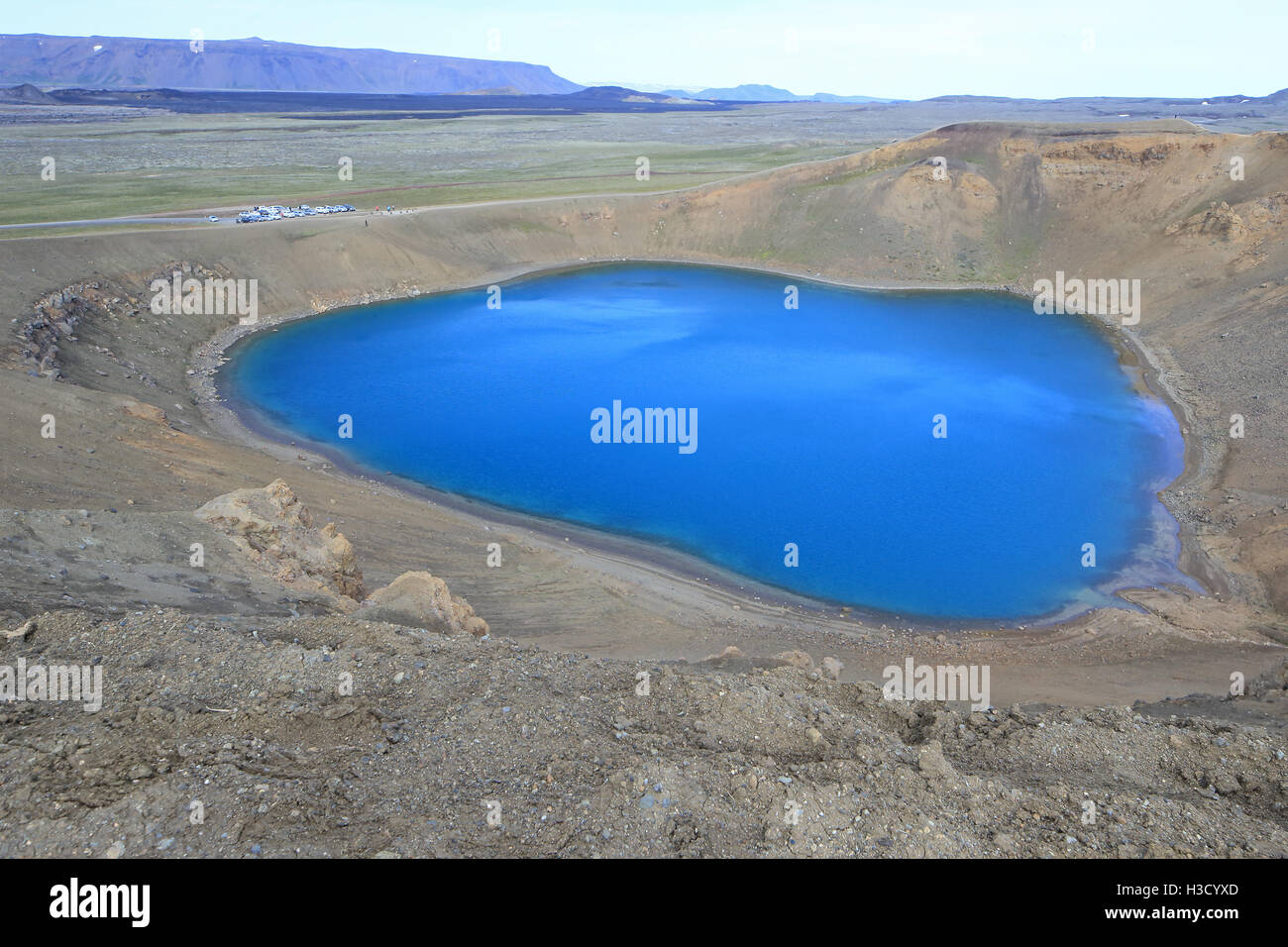 Krafla caldera Mývatn Iceland Stock Photo - Alamy
