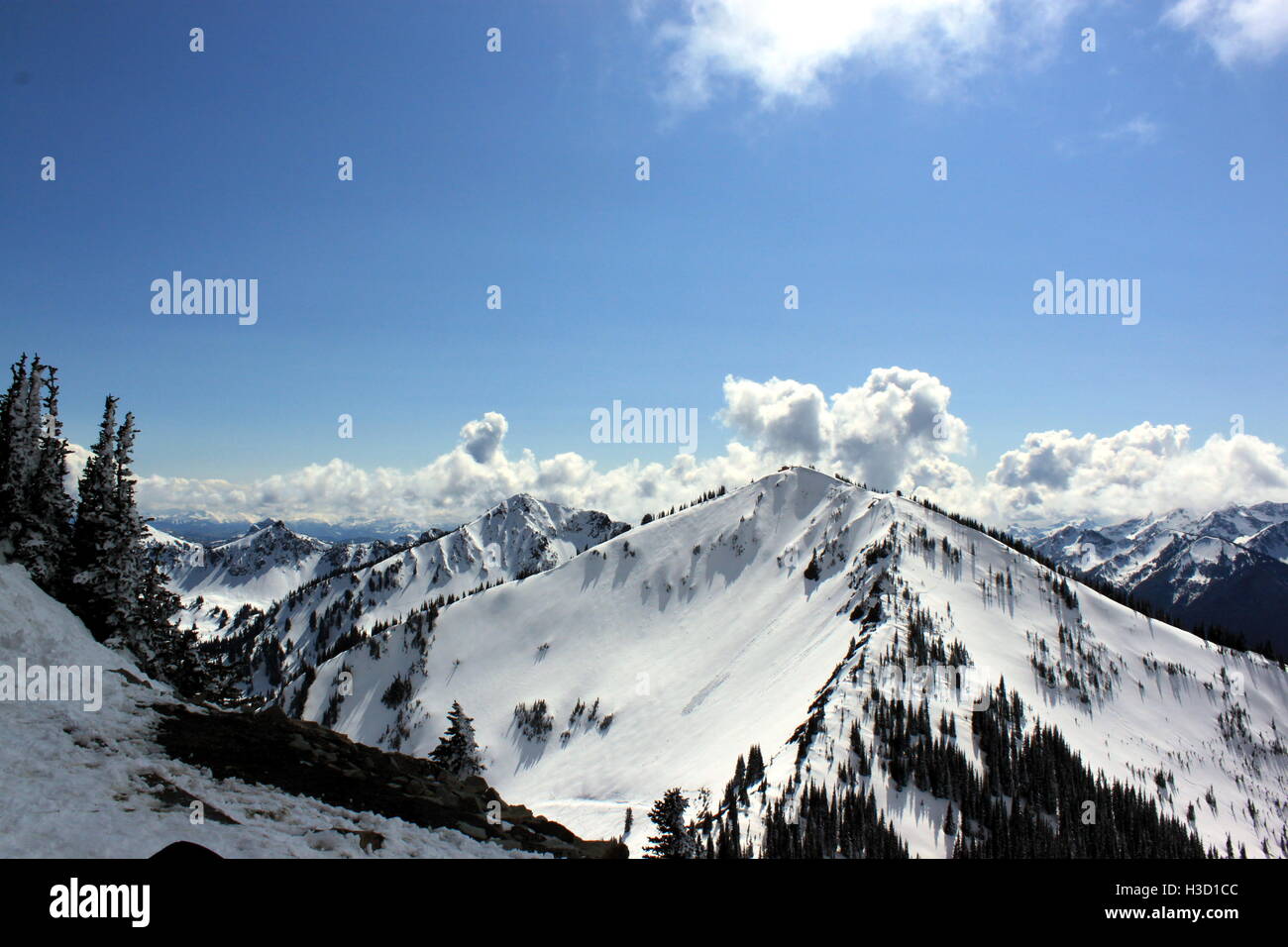 snow capped mountain Stock Photo - Alamy