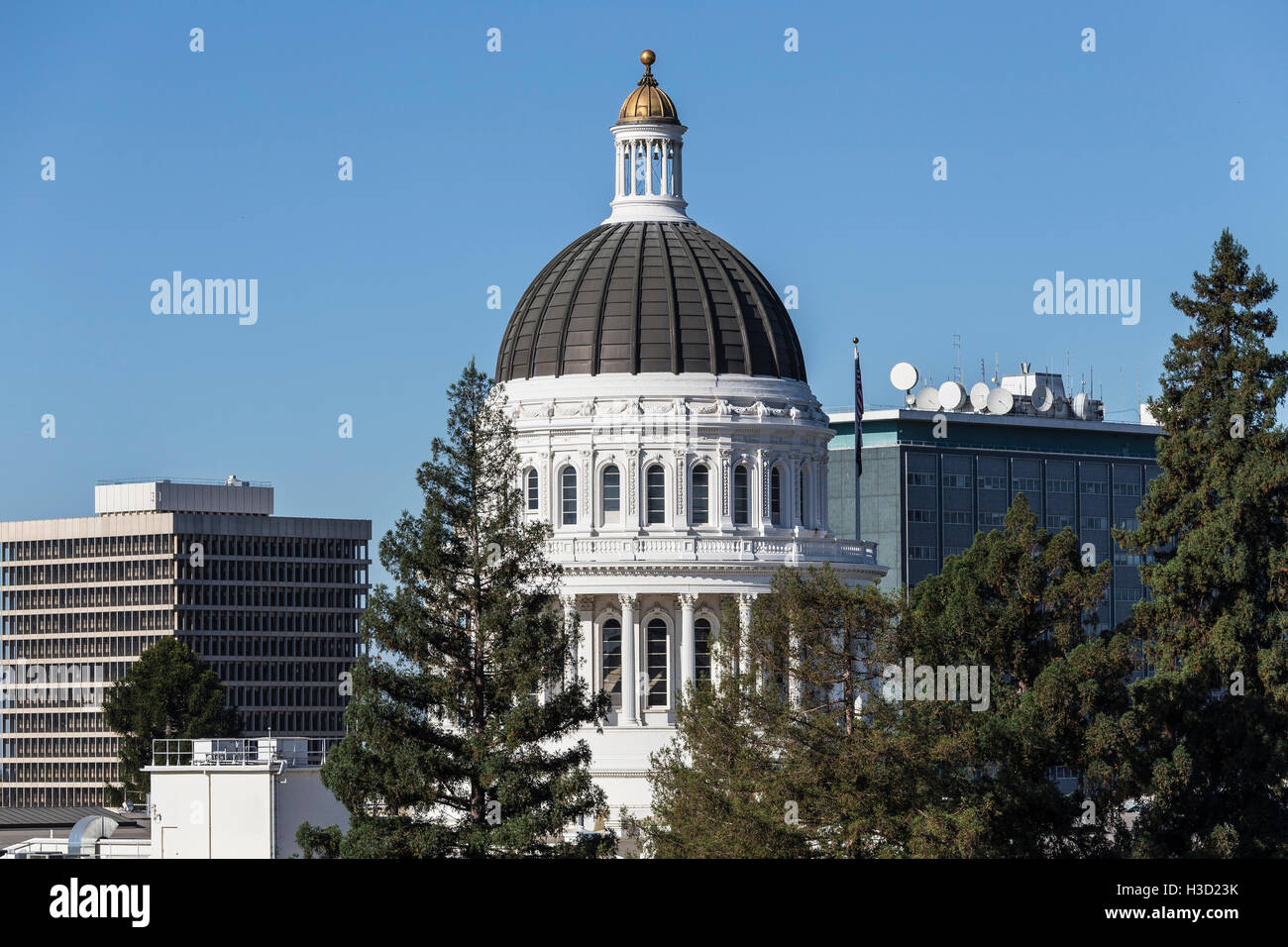 California State Capitol building dome in Sacramento Stock Photo - Alamy
