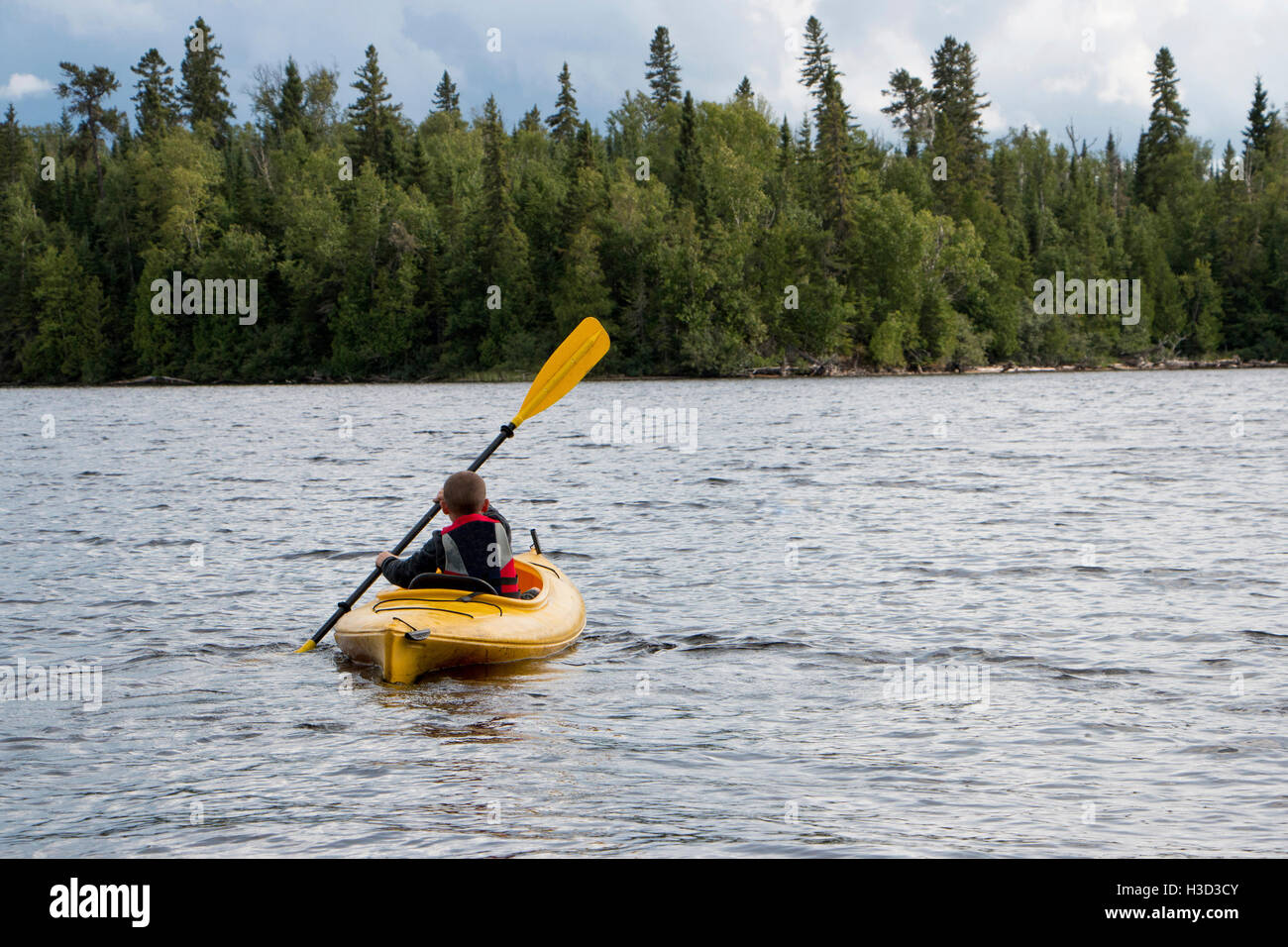 Canoeing in nature hi-res stock photography and images - Alamy