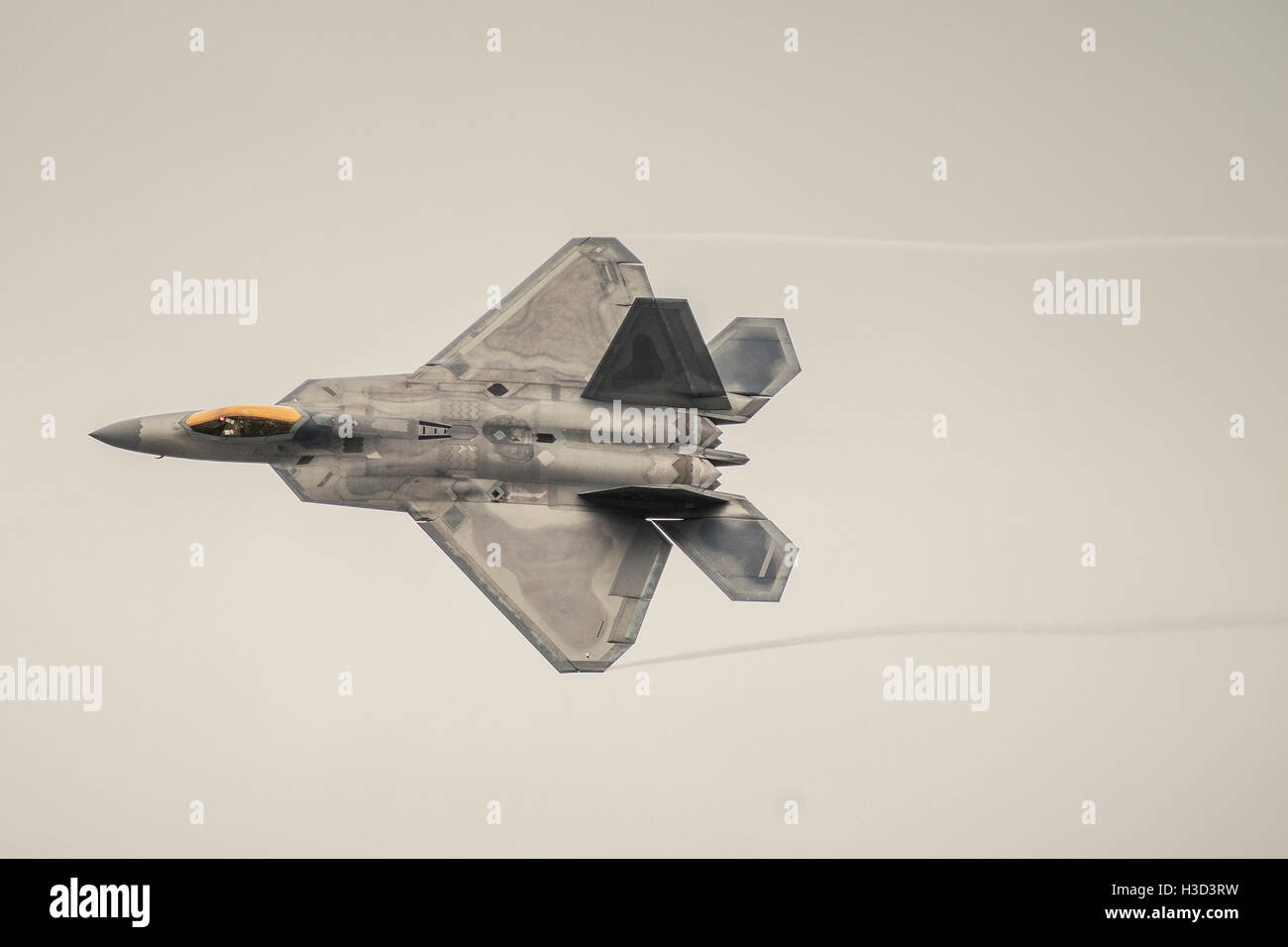 Low angle view of fighter plane flying in sky Stock Photo - Alamy