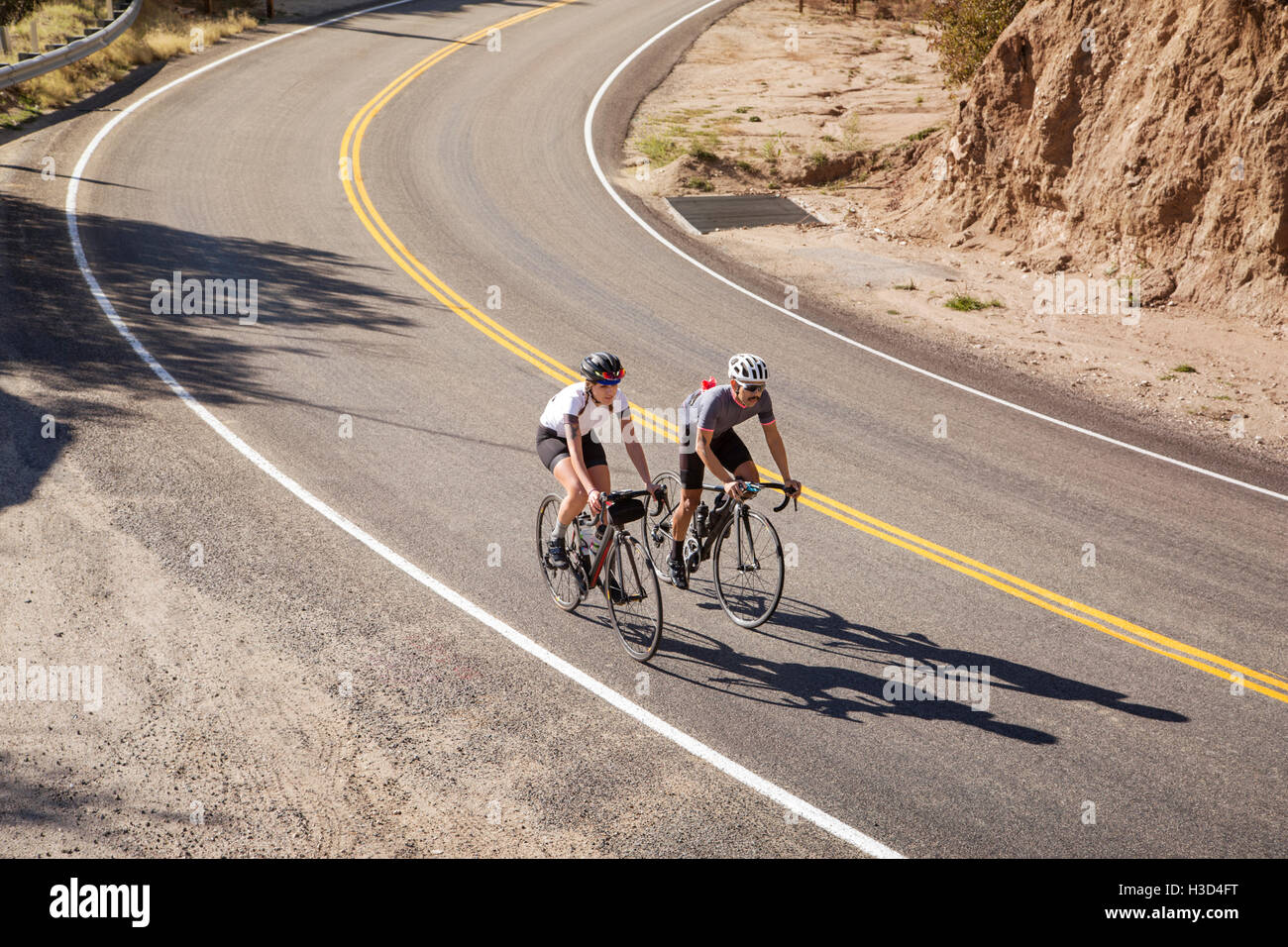 Friends female bikes sunny hi-res stock photography and images - Alamy