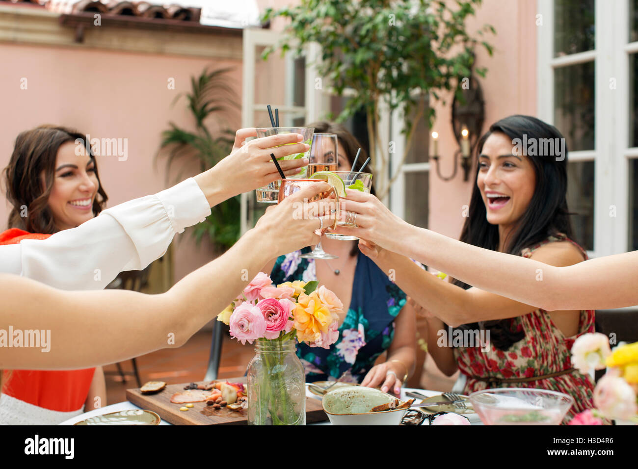 Human hands toasting drinking glasses hi-res stock photography and ...