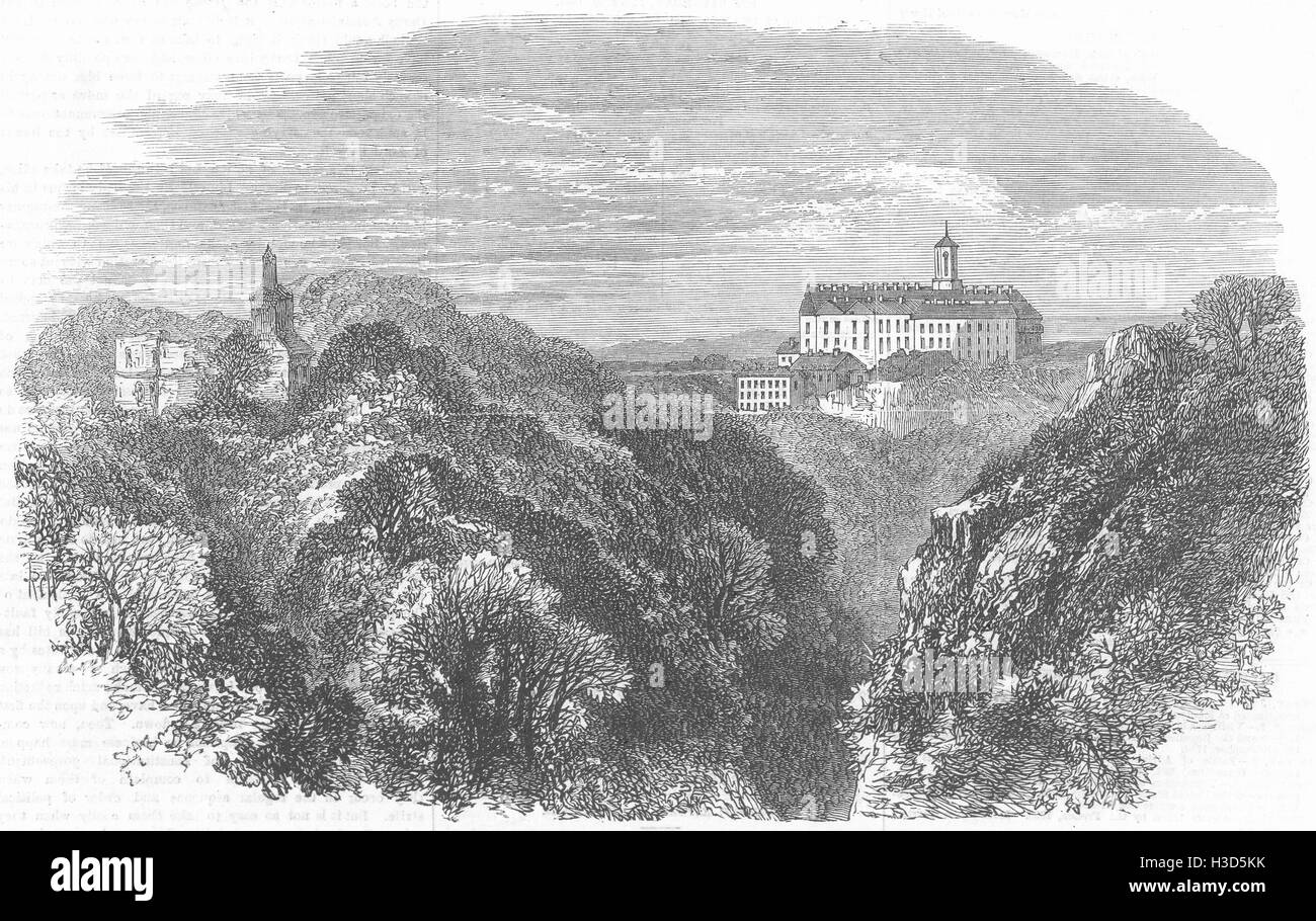 POLAND War Castle of Furstenstein, Silesia, HQ Crown Prince Prussia ...