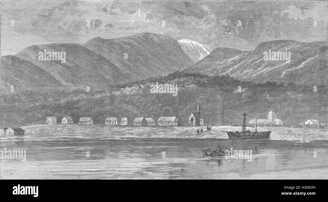 CHILE Sandy Point; Chilian penal settlement of which explosion took ...