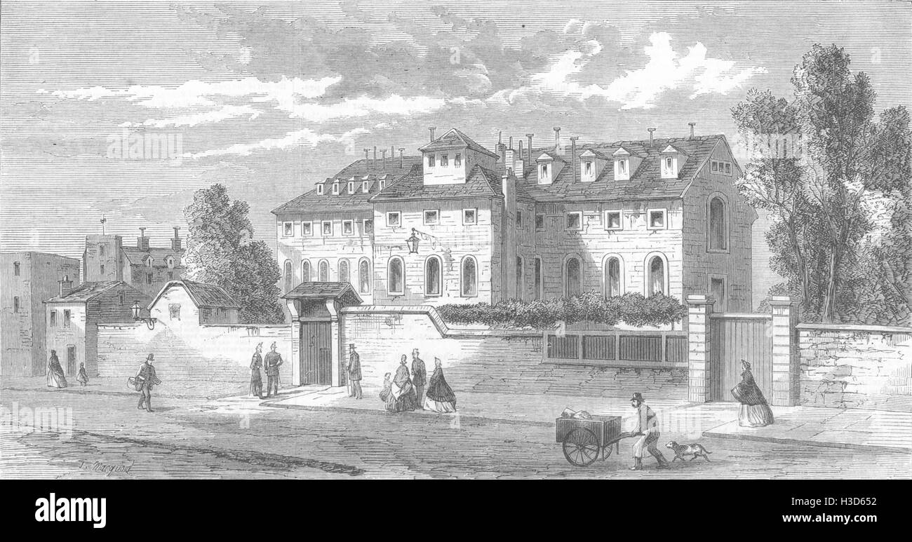 PARIS Paris Demolitions-The Hotel Des Haricots; Rue De La Gare 1864 ...