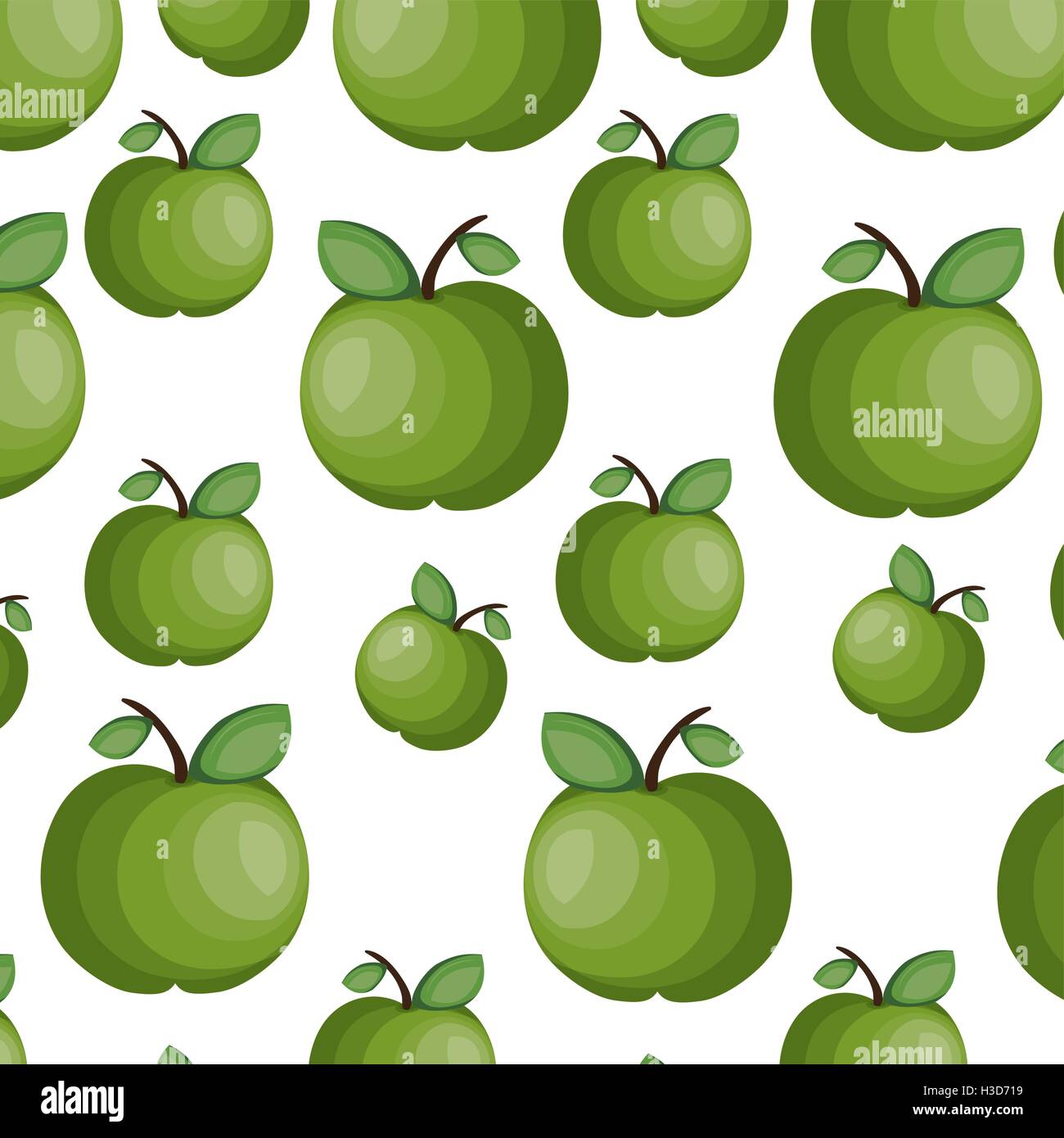 green apple fruit background Stock Vector Image & Art - Alamy