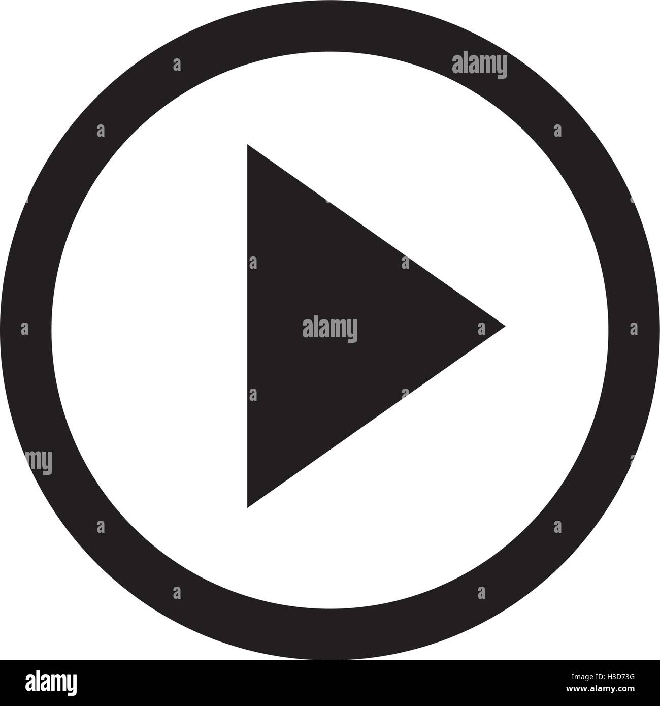play button symbol Stock Vector Image & Art - Alamy