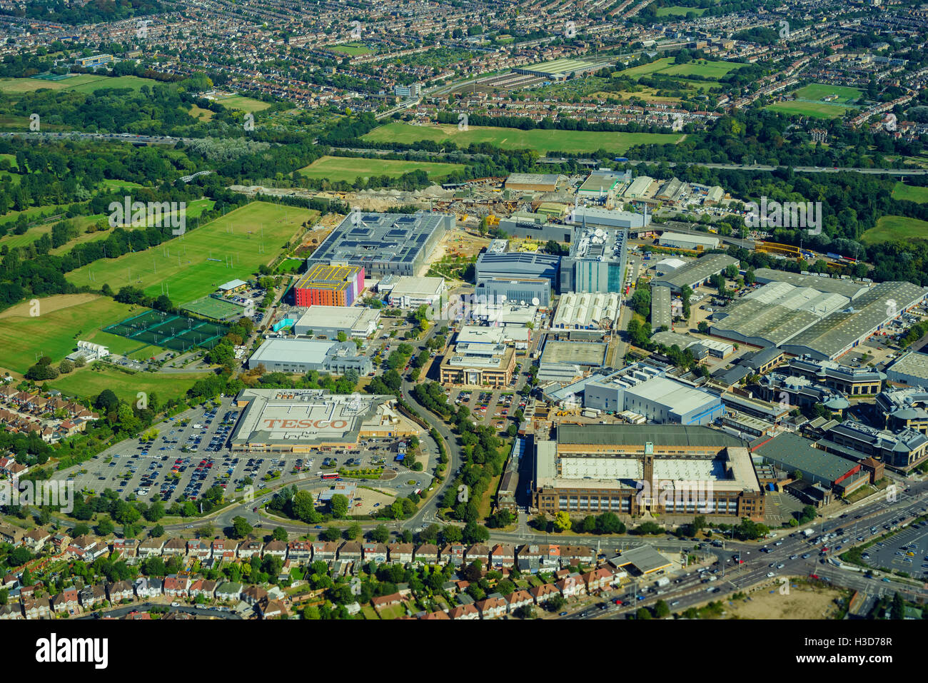 Brentford aerial hi-res stock photography and images - Alamy
