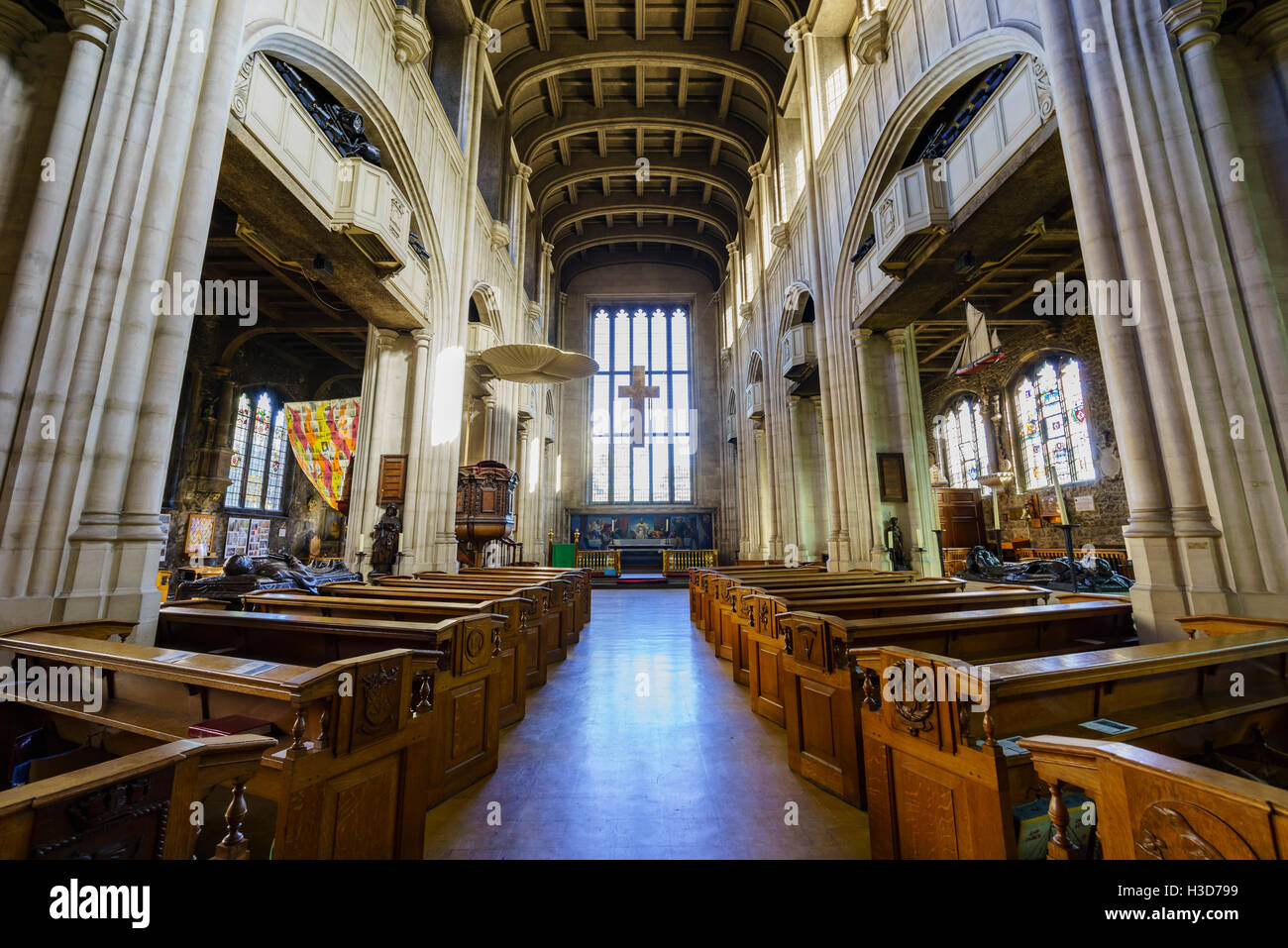 All hallows by the tower church tower hi-res stock photography and ...