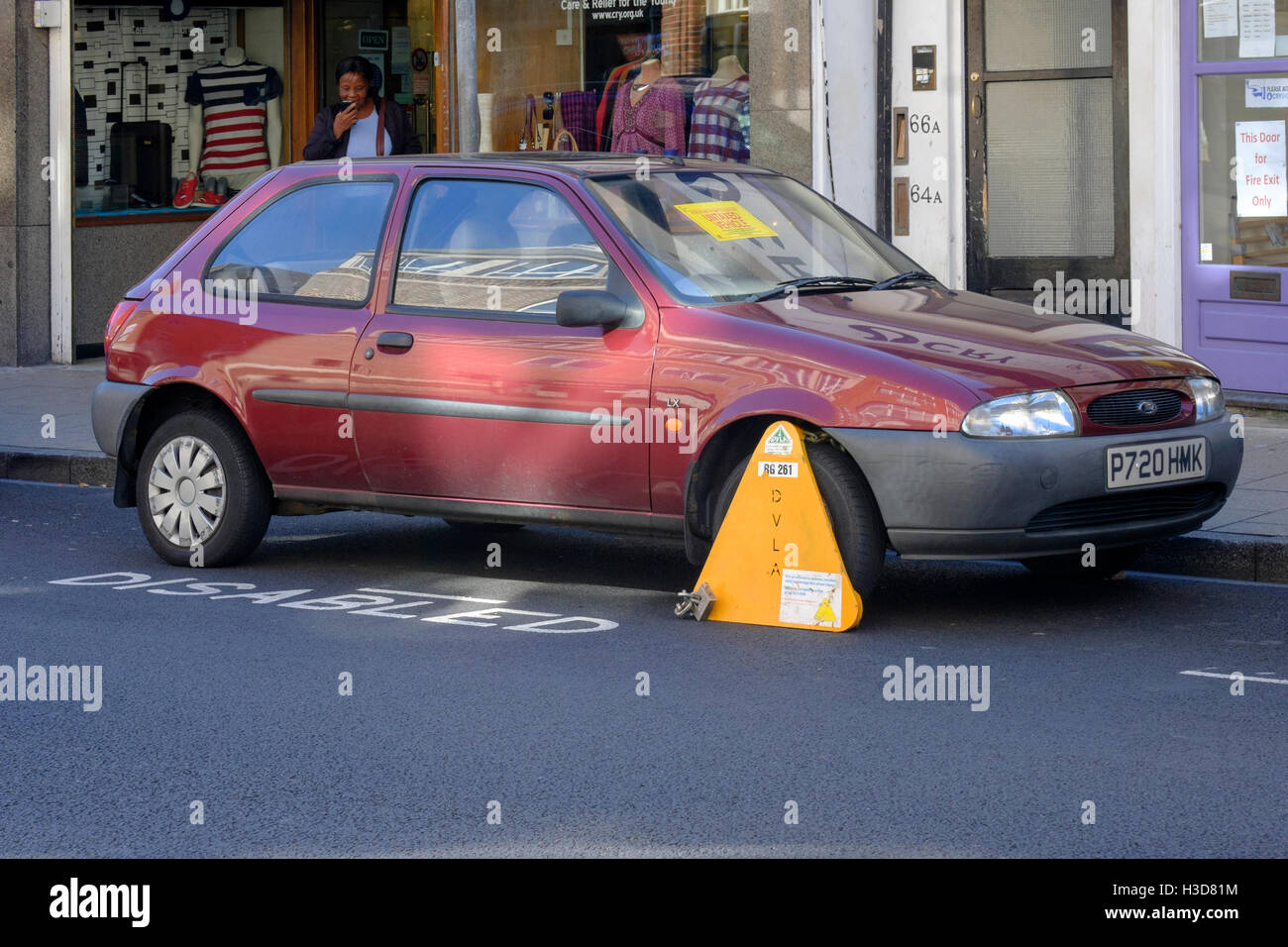 Car windscreen sticker hi-res stock photography and images - Alamy