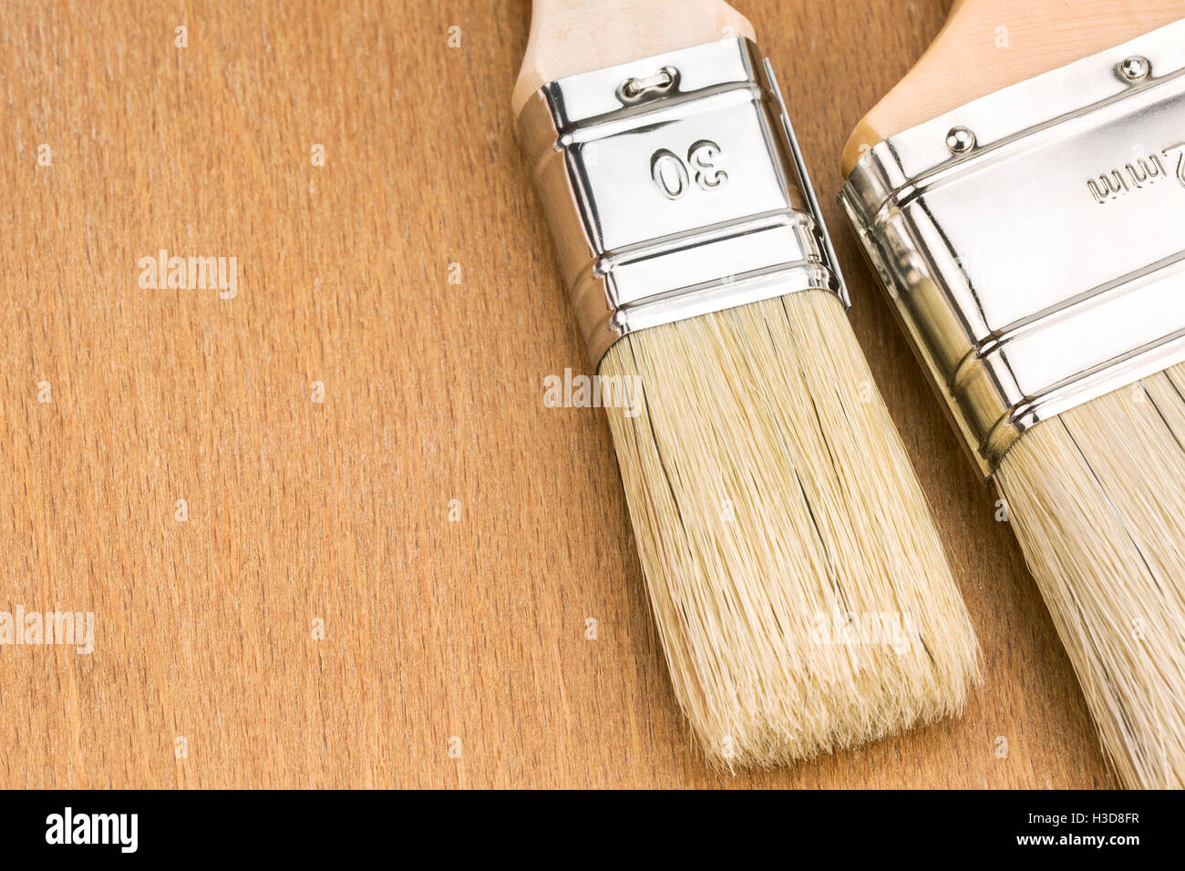 Two paint brushes on hi-res stock photography and images - Alamy