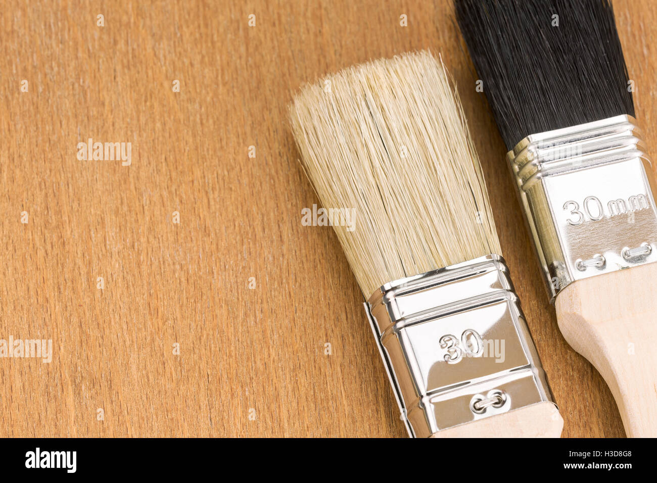 Two paint brushes on hi-res stock photography and images - Alamy