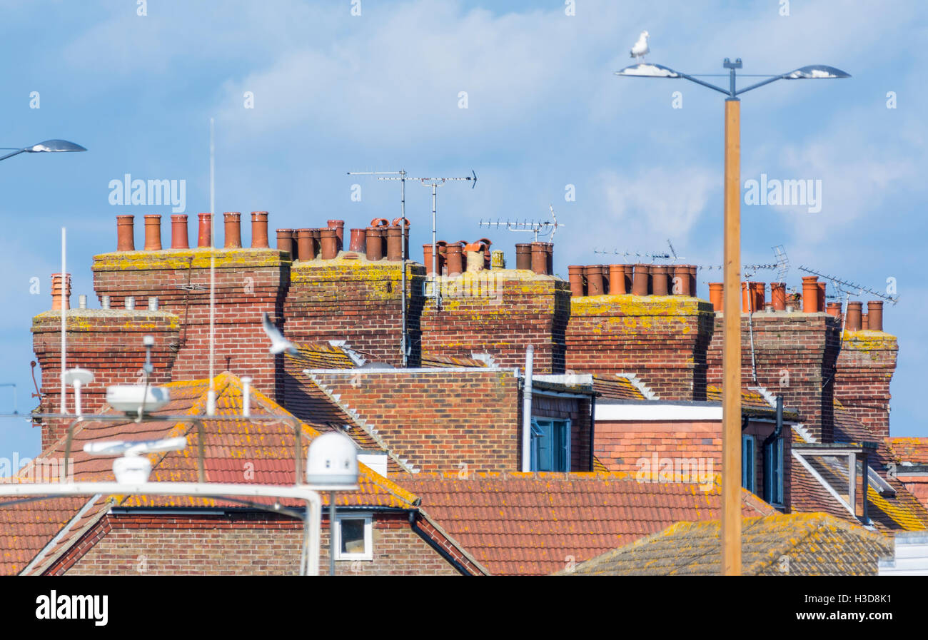 Red brick row houses hi-res stock photography and images - Alamy
