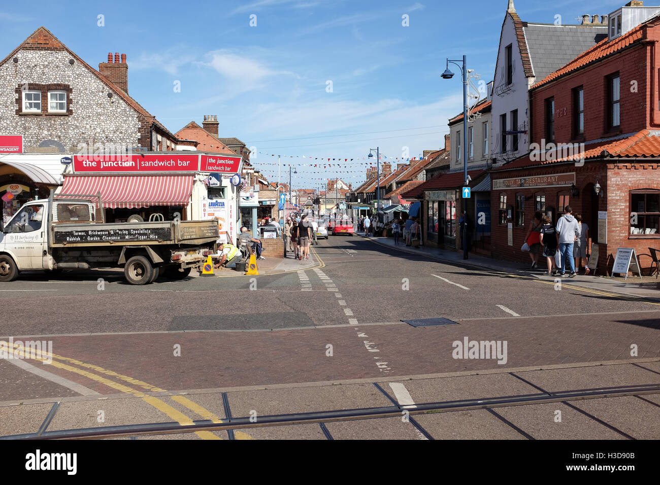 Sheringham norfolk high street hi-res stock photography and images - Alamy