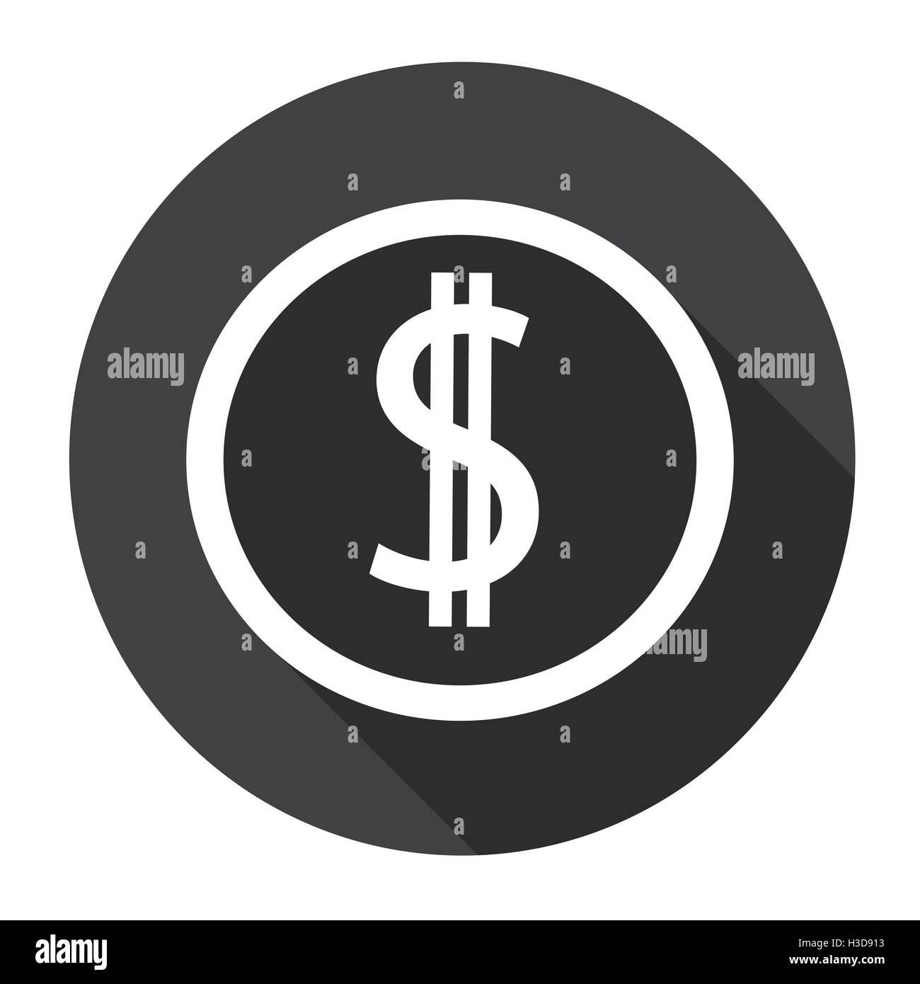 Dollar Sign Money Web Icon Stock Vector Image & Art - Alamy