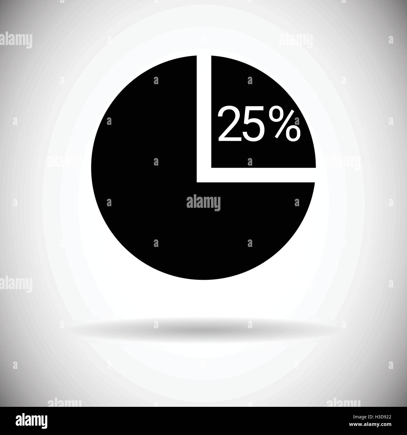 Pie Diagram Chart Graph Percentage Web Icon Stock Vector Image & Art ...