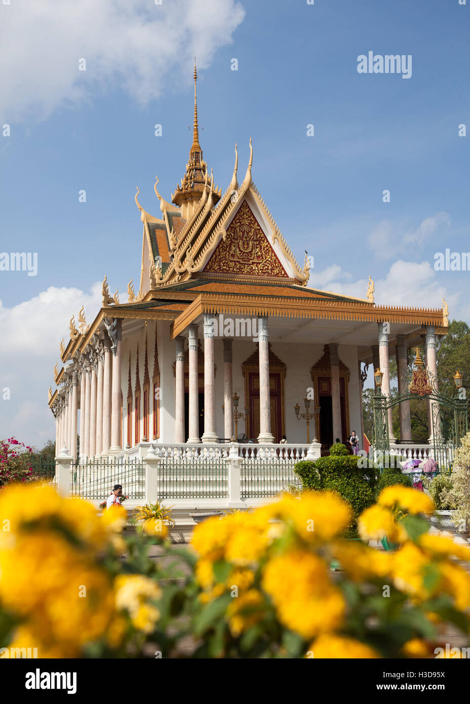 Royal Palace complex in Phnom Penh, Cambodia Stock Photo - Alamy