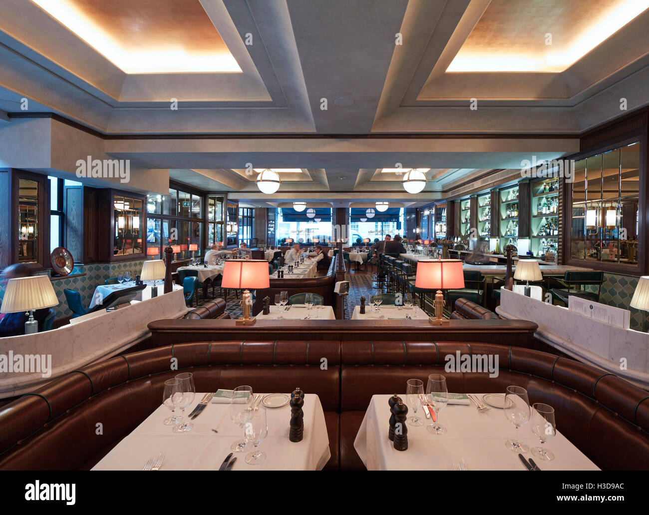 Interior view of restaurant. The Adelphi Refurbishment, London, United ...